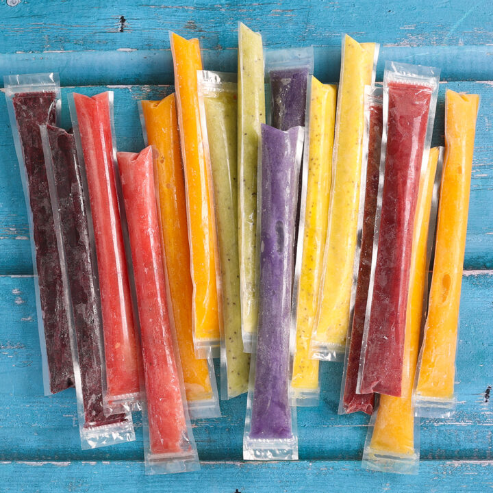 Fresh Fruit Freezer Pops - Homemade Otter Pops!- BITE ME INDUSTRIES